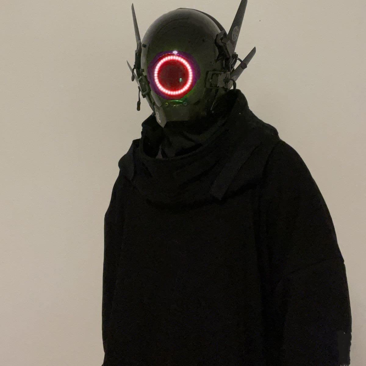 Mua AYVADA LED Luminous Cybo Punk Mask Full Face Futuristic Cybo Punk ...