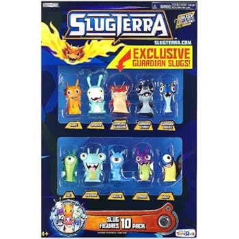 Amazon.com: Slugterra, Exclusive Mini Slug 10-Pack (Includes 3 Guardian ...