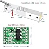 WWZMDiB 1KG/5KG/10KG/20KG Load Cell Amplifier+HX711 24-Bit ADC Weighing ...