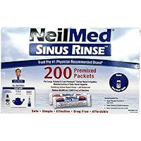 NeilMed Sinus Rinse 200 Packets with Bonus Rinse Bottle : Amazon.ca ...