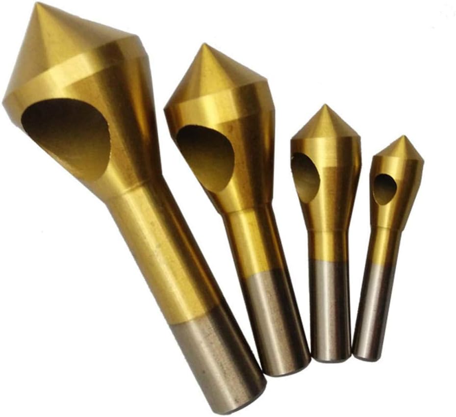 Bohrmeißelsätze 4-Teilig/Satz Senkbohrer Titanbohrkeilbohrer Stahl ...