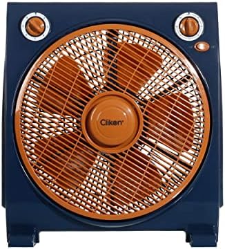 سعر Clikon - 12 Inch Box Fan 3 Speed Function, Safety Grill, 5 Piece ...