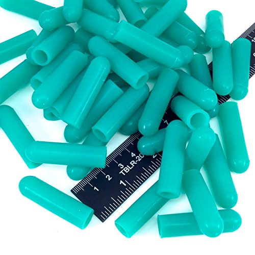 50 Piece 3/8" ID High Temp Silicone Rubber End Caps - Powder Coating ...