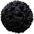 Amazon.com: 10 Inch Artificial Romantic Rose Flower Ball for Home ...