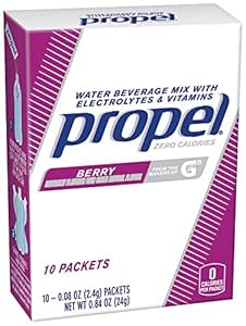 Amazon.com : Gatorade Propel Powder Sticks Berry, 10-Count (Pack of 6 ...