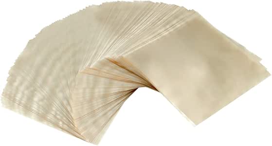 Amazon.com: Candy Wrapper, Caramel 1000 Square Sheets Clear Candy ...