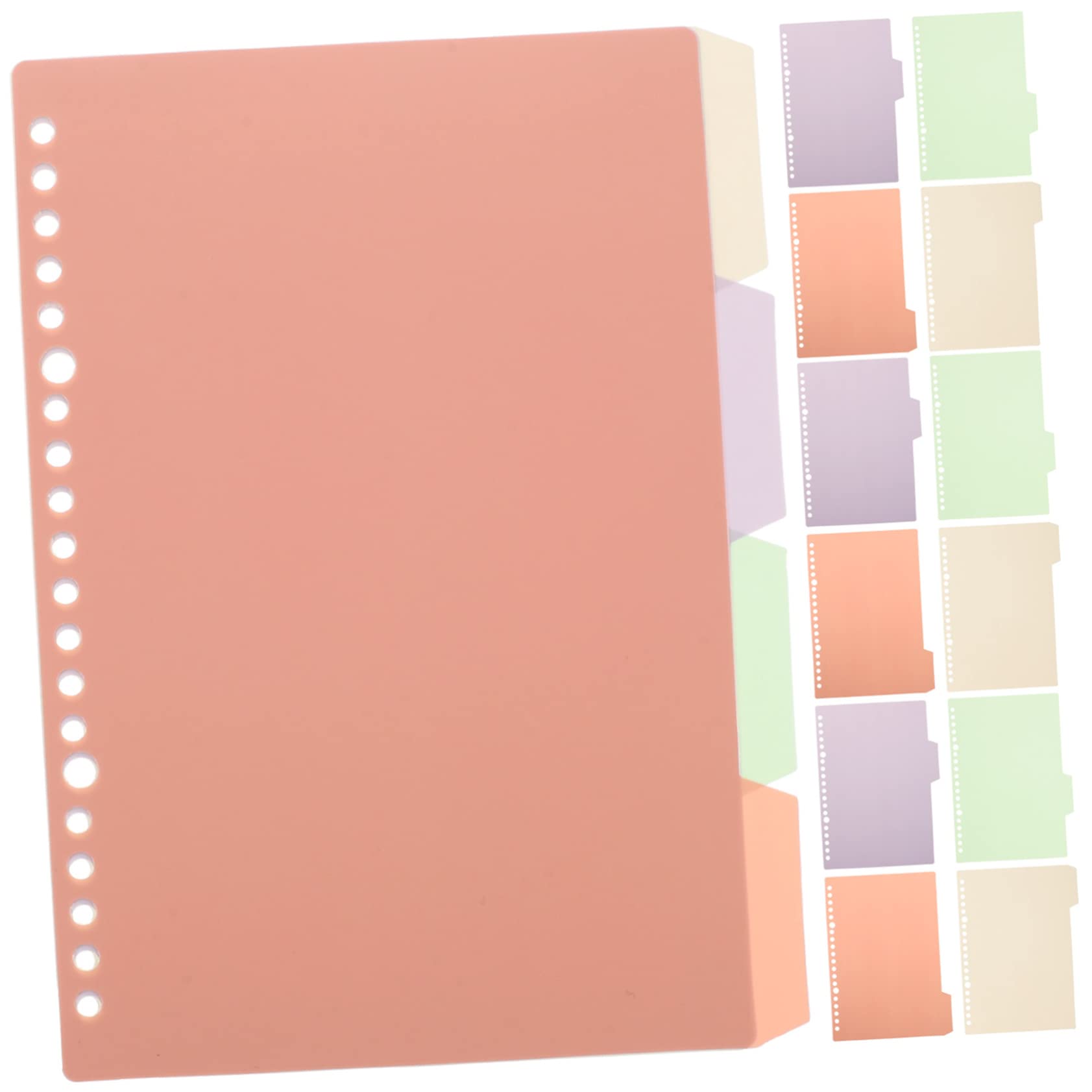 Mua Index Tabs Colorful Notes Color Tab A5 Binder Divider Binder ...