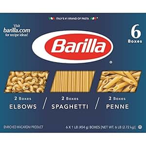 Amazon.com : Barilla Pasta Variety Pack (6 pk.) : Grocery & Gourmet Food