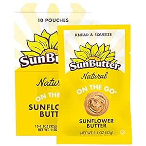 Amazon.com : SunButter Sunflower Butter Natural 1.1oz Pouches - 30 ct ...