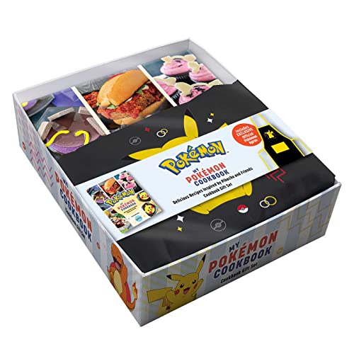 Amazon.com: My Pokémon Cookbook Gift Set [Apron]: Delicious Recipes ...