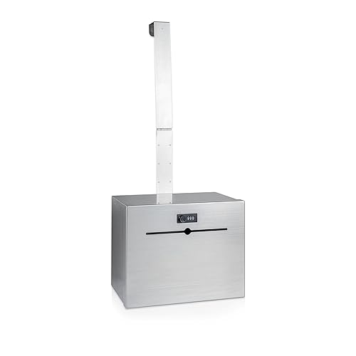 Pochar Over-the-Door Dropox, Stainless Steel Door Drop Box with Lock ...
