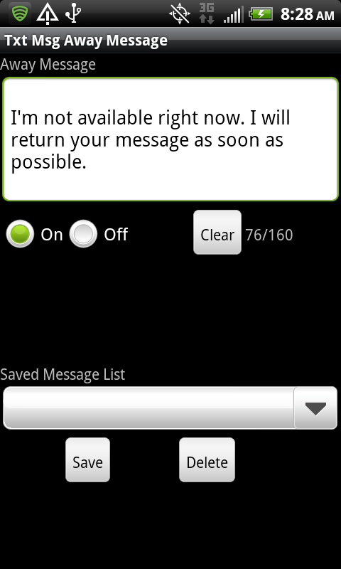 Txt Msg Away Message:Amazon.com:Appstore for Android