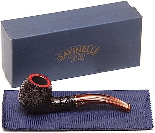 Savinelli Roma Lucite - Rustic Wooden Tobacco Pipe Hand Crafted in ...