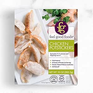 Feel Good Foods Dumplings Chicken, 10.75 oz (Frozen): Amazon.com ...
