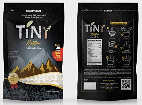 TINY Kalijira Aromatic Rice with Spice Pack (17.6OZ) | Pricepulse