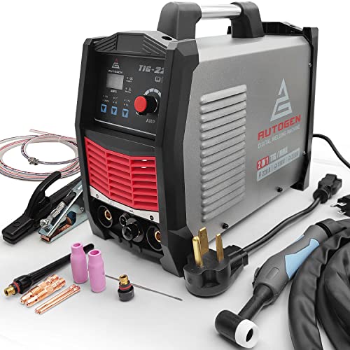 AUTOGEN TIG Welder, High Frequency TIG/ARC/Stick 2 in 1 Welding Machine ...