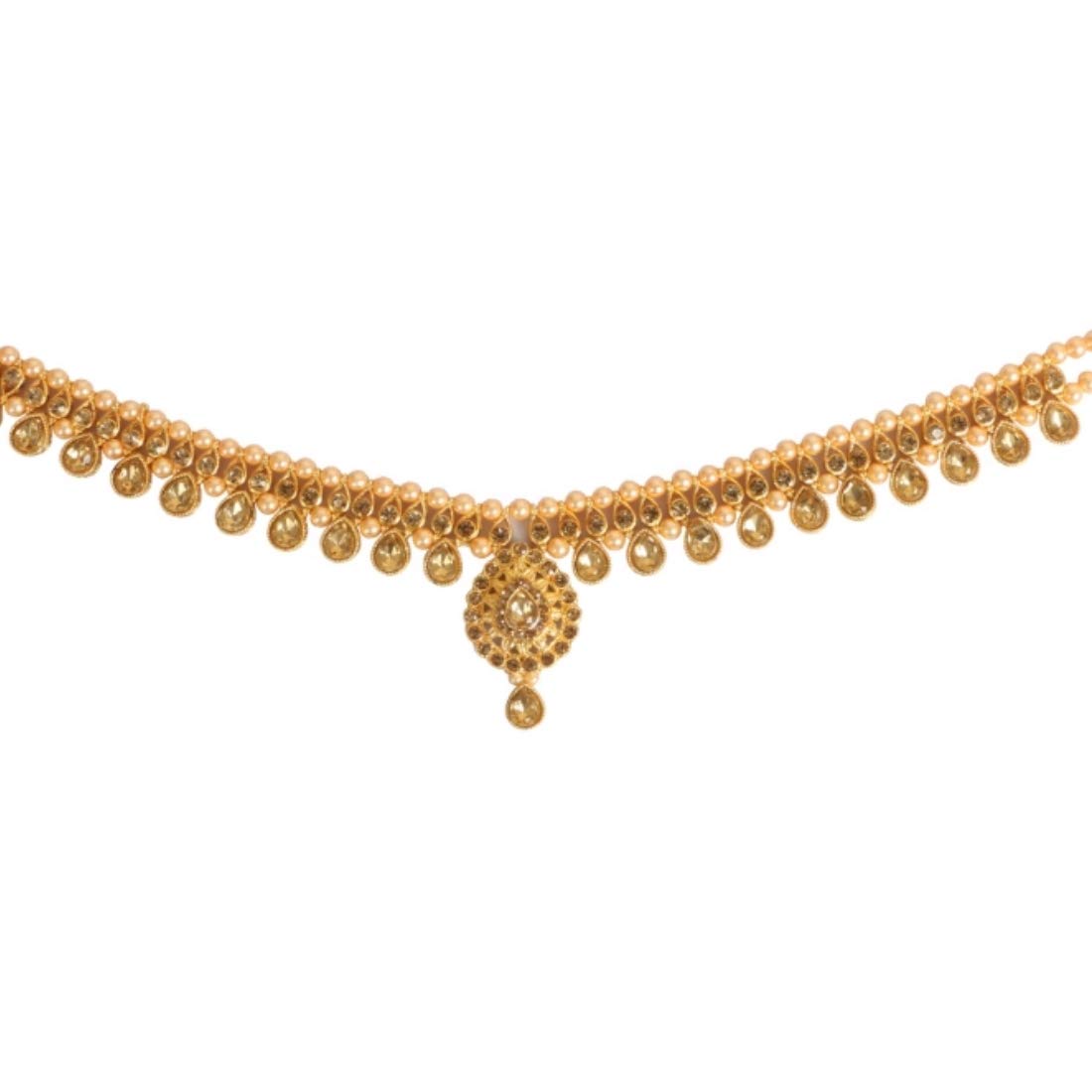 Buy WomenSky Traditional Gold Polished Kamarpatta, Kamar Chain, Tagdi ...