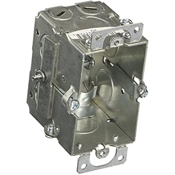 Hubbell-Raco 506 2-1/2-Inch Deep, Gangable, 1/2-Inch End Knockouts Old ...