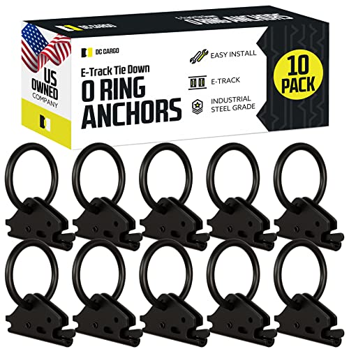 DC Cargo Heavy-Duty Steel ETrack O Ring (Pack of 10) E Track ...