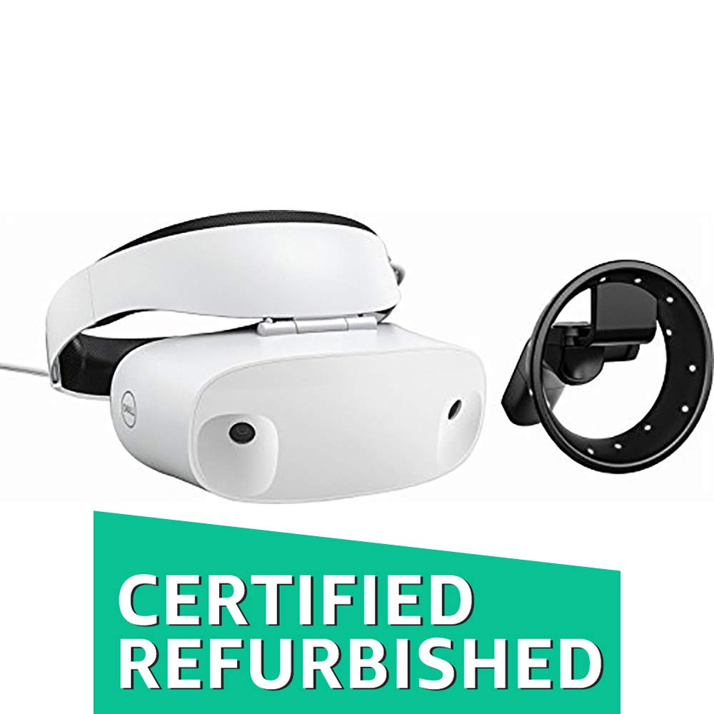 Dell – Visor Virtual Reality Headset and Controllers for Compatible ...