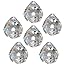 Rieser® premium-kristall© Set: Boule cristal à facettes 2x 30mm + 1x ...