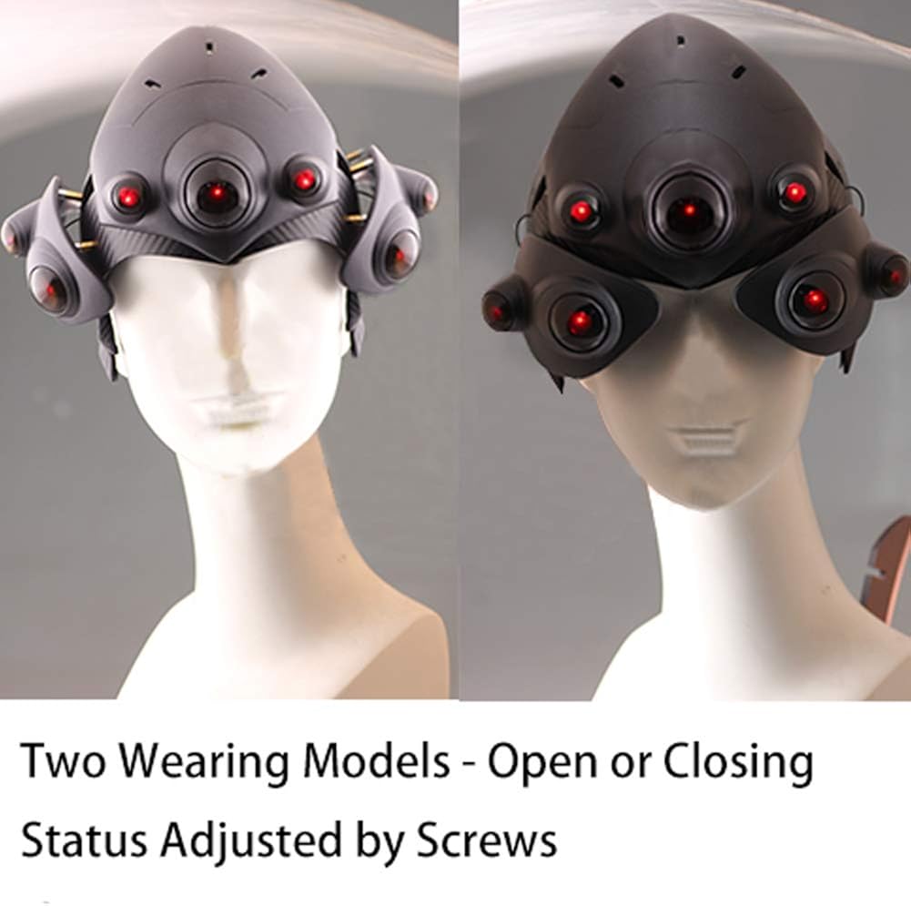 OW Widowmaker Light-up Mask -1:1 Props LED Helmet Halloween Anime ...