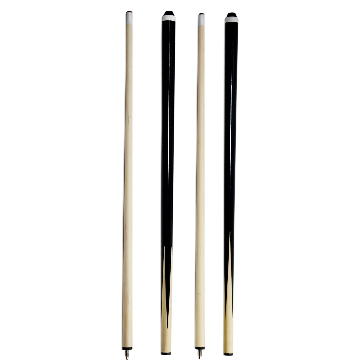 Pool Sticks 2-Piece 58 Inch Wooden Billiard Cue Hard Wood Pool Cues 19 ...