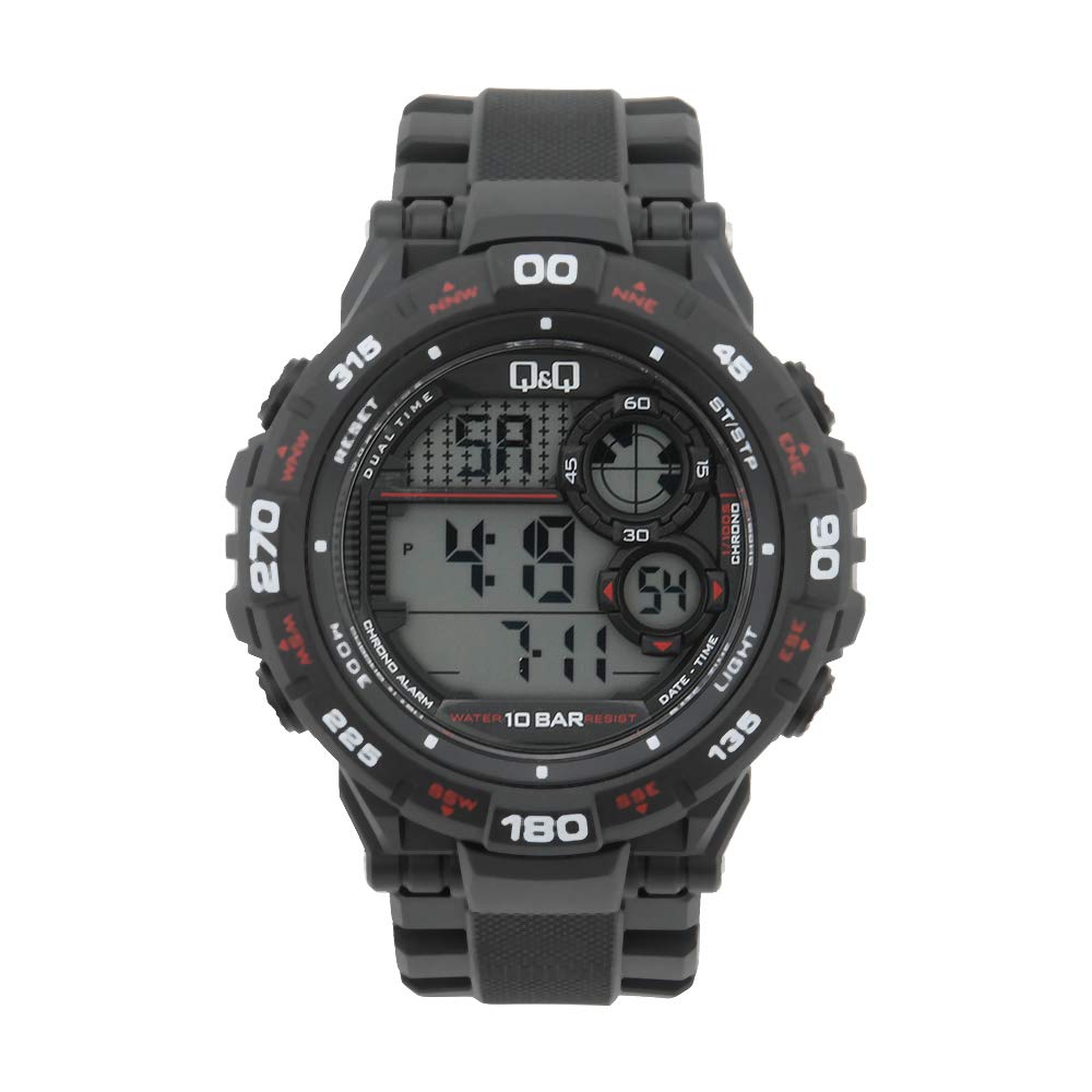 Buy Q&Q Digital White Dial Men's Watch-M174J002Y at Amazon.in