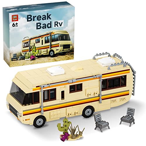 AobiKSEY Breaking Bad RV Model Car Building Set, Creative Breaking Bad ...