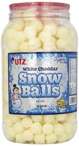 Amazon.com: Utz White Cheddar Snow Balls Snack, 28 Ounce