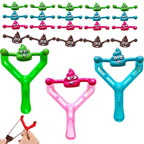 Poo Slingshot - Poo Doo Flying Poo, Smiley Face Poop Slingshot Toy ...