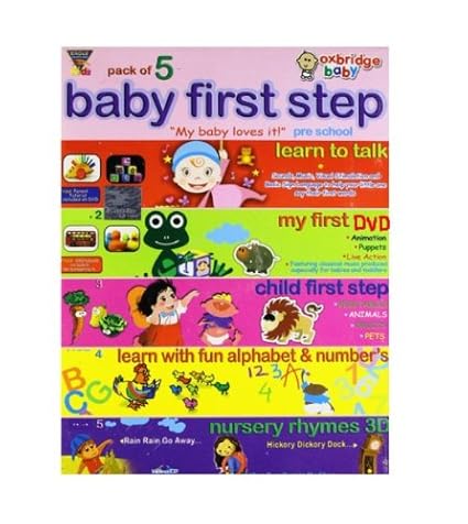 Baby First Step Pack of 5 DVDs - Learn to Talk/My First DVD/Child First ...