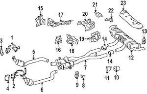Amazon.com: Mercedes-Benz 000 995 48 02, Exhaust Clamp: Automotive