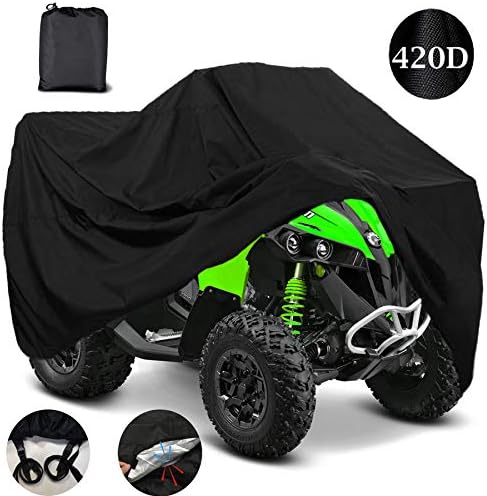 ATV Cover Waterproof Small Quad Covers 420D Heavy Duty Ripstop Material ...