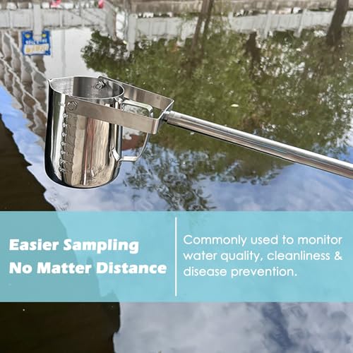 Telescopic Water Sampler Dipper Stainless Steel Rod, River Water ...