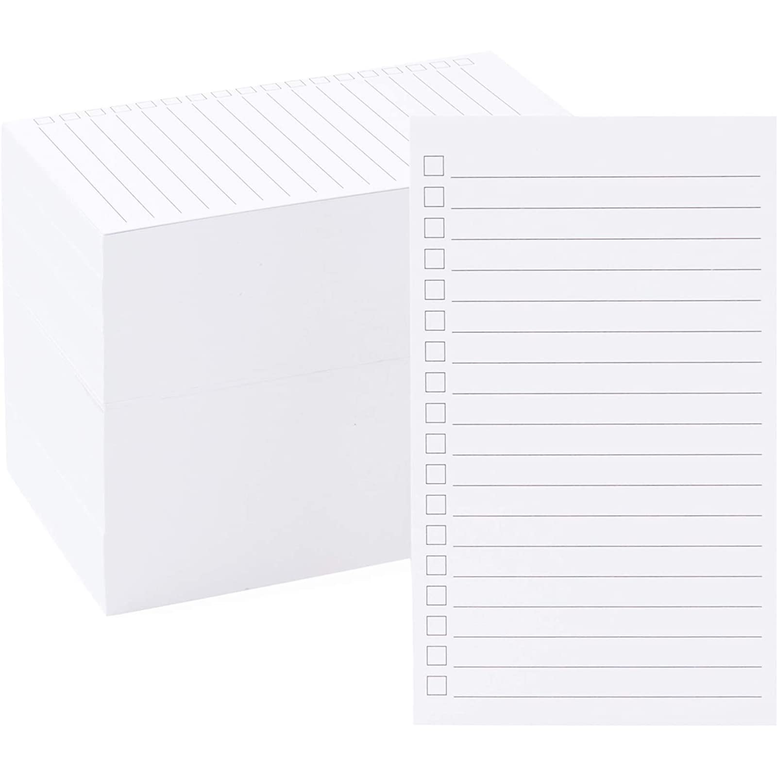 Okuna Outpost 300 Pack Vertical Ruled Index Cards 3x5 with Check Boxes ...