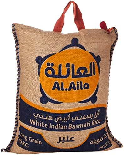 Muhaidib Alaila White Basmati Rice, 10Kg - Pack of 1 price in Saudi ...