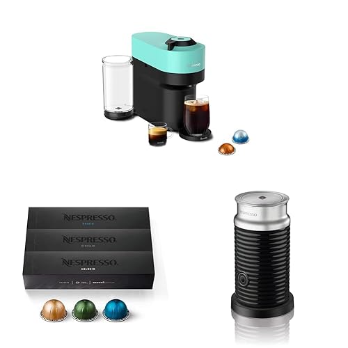 Nespresso Vertuo Pop+ Coffee and Espresso Maker by Breville, Aqua Mint ...