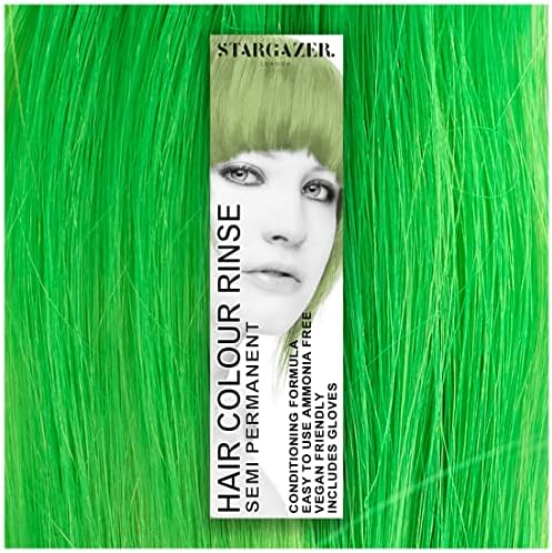 Stargazer UV Green Semi Conditioning Semi Permanent Hair Dye, vegan ...