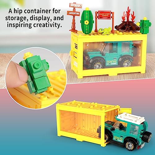 SUNHABI Desert Party with Camping Car Toy Building Sets City Sets for 5 ...