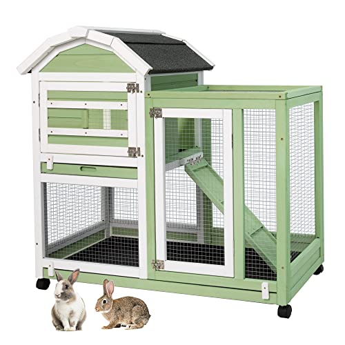 Ketive Rabbit Hutch Indoor Rabbit Hutch - Bunny Cages Rabbit Cage ...