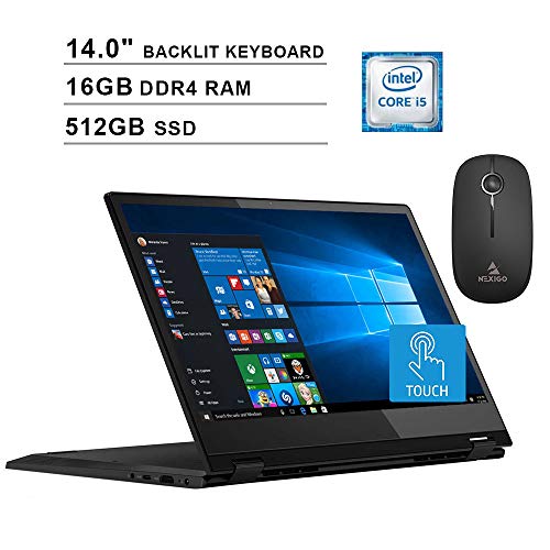 2020 Lenovo Flex 14 Inch FHD 1080P Touchscreen 2-in-1 Laptop| Intel ...