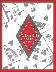 Wizard Score Sheets | extra large wizard scorepads: Wizard Card Game ...