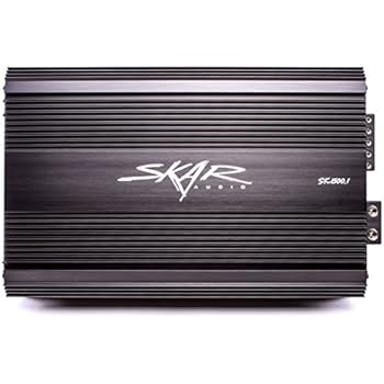 Amazon.com: Skar Audio SK-1500.1D - 1,500 Watt Monoblock Class D MOSFET ...