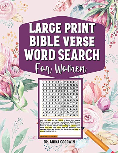 Large Print Bible Verse Word Search for Women | Pricepulse