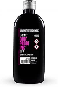 Amazon.com: Grog Buff Proof Ink 200ml - Death Black : Arts, Crafts & Sewing