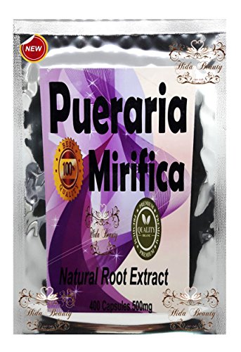 Premium 400 Capsules 500mg Pueraria Mirifica Extract Root Powder Bust ...