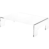 Amazon.com: Plymor Clear Acrylic Display Riser with Tray Handles, 4" H ...