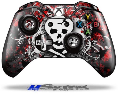 Amazon.com: Skull Splatter - Decal Style Skin fits Original Microsoft ...