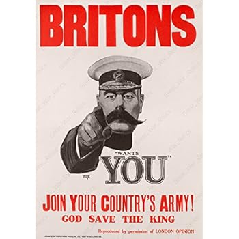 Amazon.com: UpCrafts Studio Design WW2 Lord Kitchener Recruiting ...